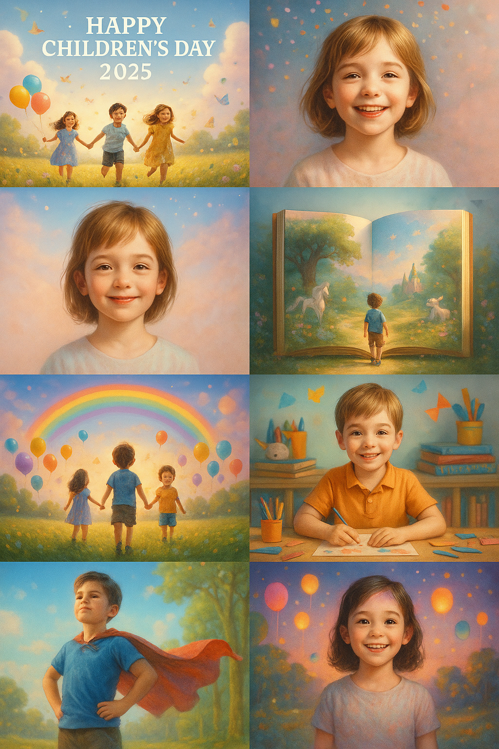 Top 10 Children’s Day Poster Prompts (2025 Landscape + Portrait Designs)